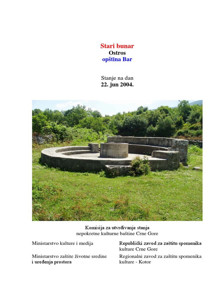 Bar Stari Bunar Ostros | PDF