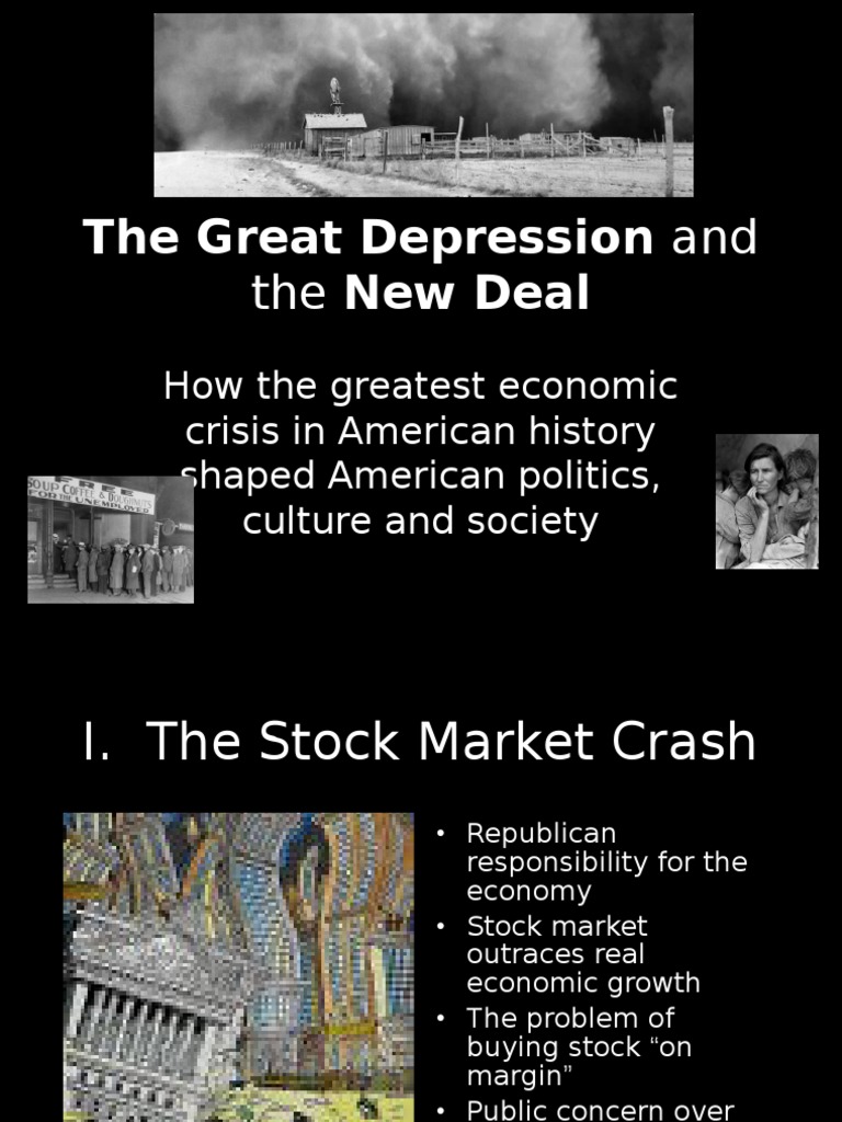 The Great Depression and New Deal | PDF | Great Depression | New Deal