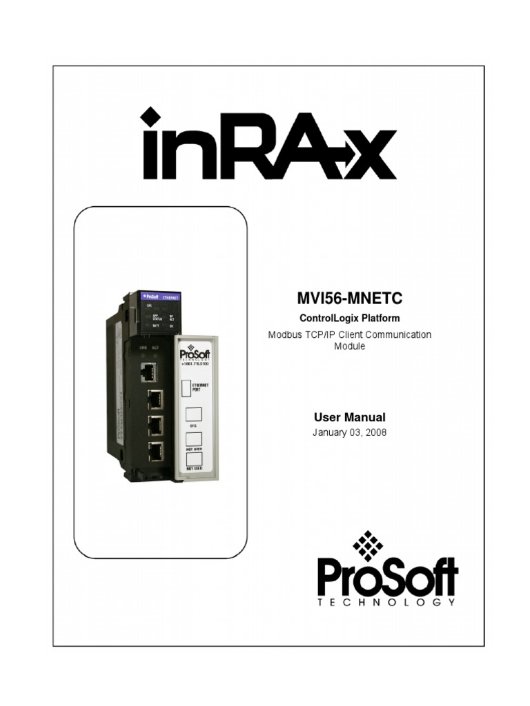 Manual Modulo Prosoft CLGX To Modbus Mvi56 | PDF | Port (Computer ...