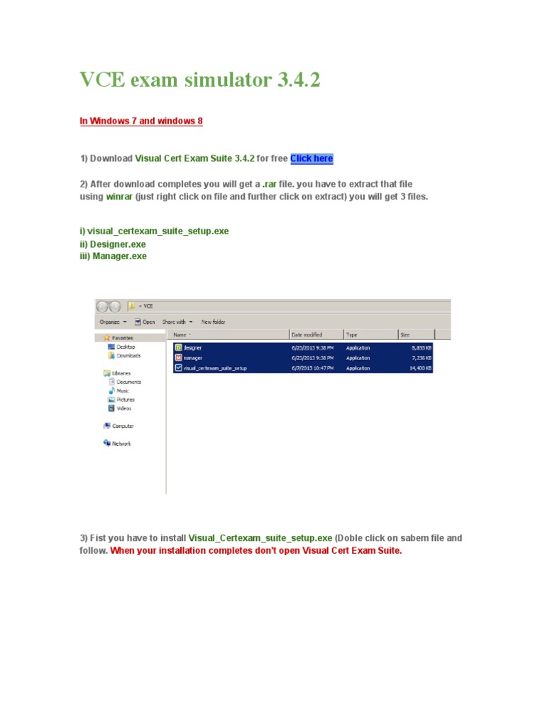 Howto - Read First - Vce Exam Simulator 3.4.2 | PDF | Operating System ...