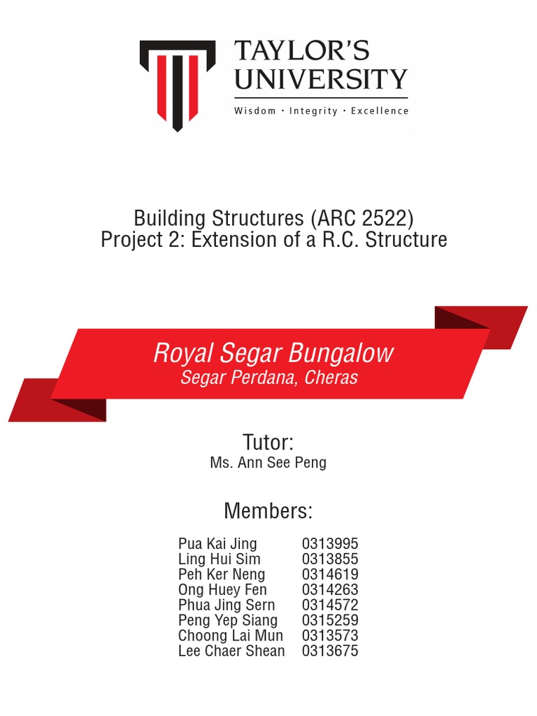 (GROUP) Building Structure Project | PDF