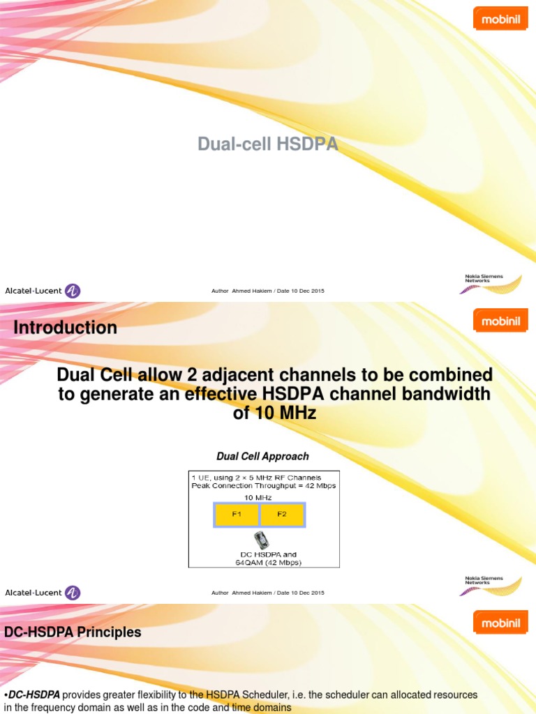 DUAL CELL Activation | PDF | High Speed Packet Access | Physical Layer Protocols