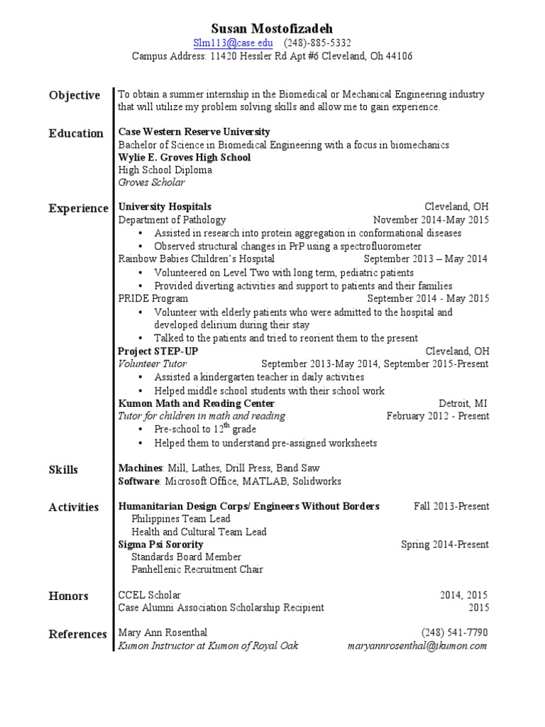 Susan Mostofizadeh Resume | PDF | Self-Improvement