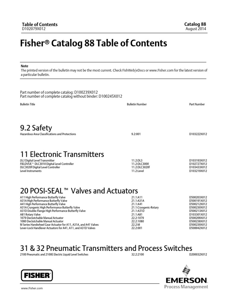 Documentos Fisher | PDF | Valve | Actuator