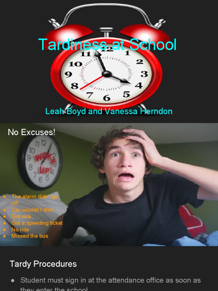 Tardiness at School | PDF