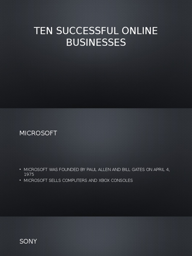 Sony's Founding: A Brief Overview | PDF | Home & Garden