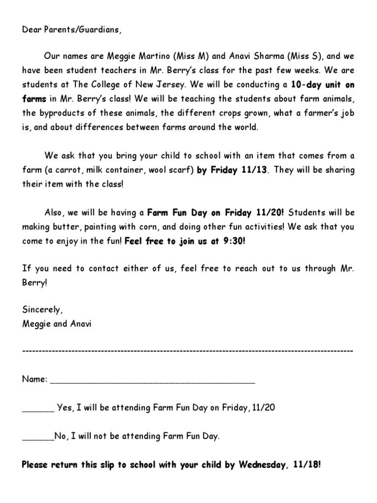Farm Unit and Fun Day Invitation | PDF | Wellness