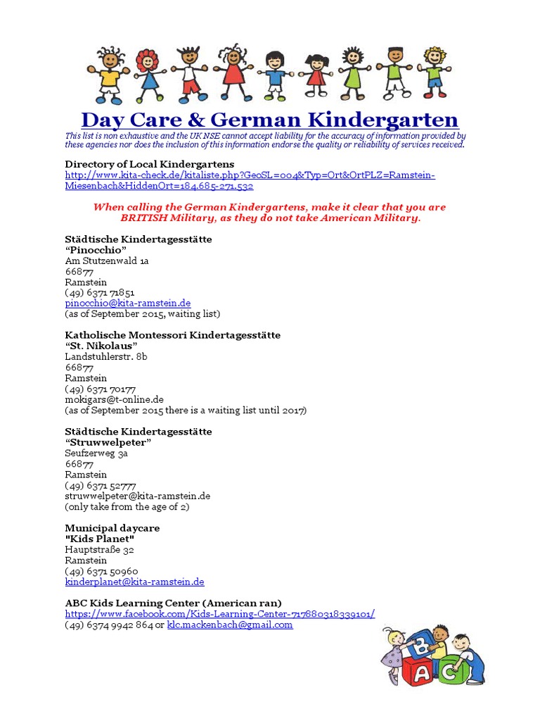 Day Care | PDF