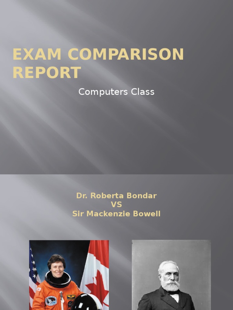 Dr. Roberta Bondar vs. Mackenzie Bowell | PDF
