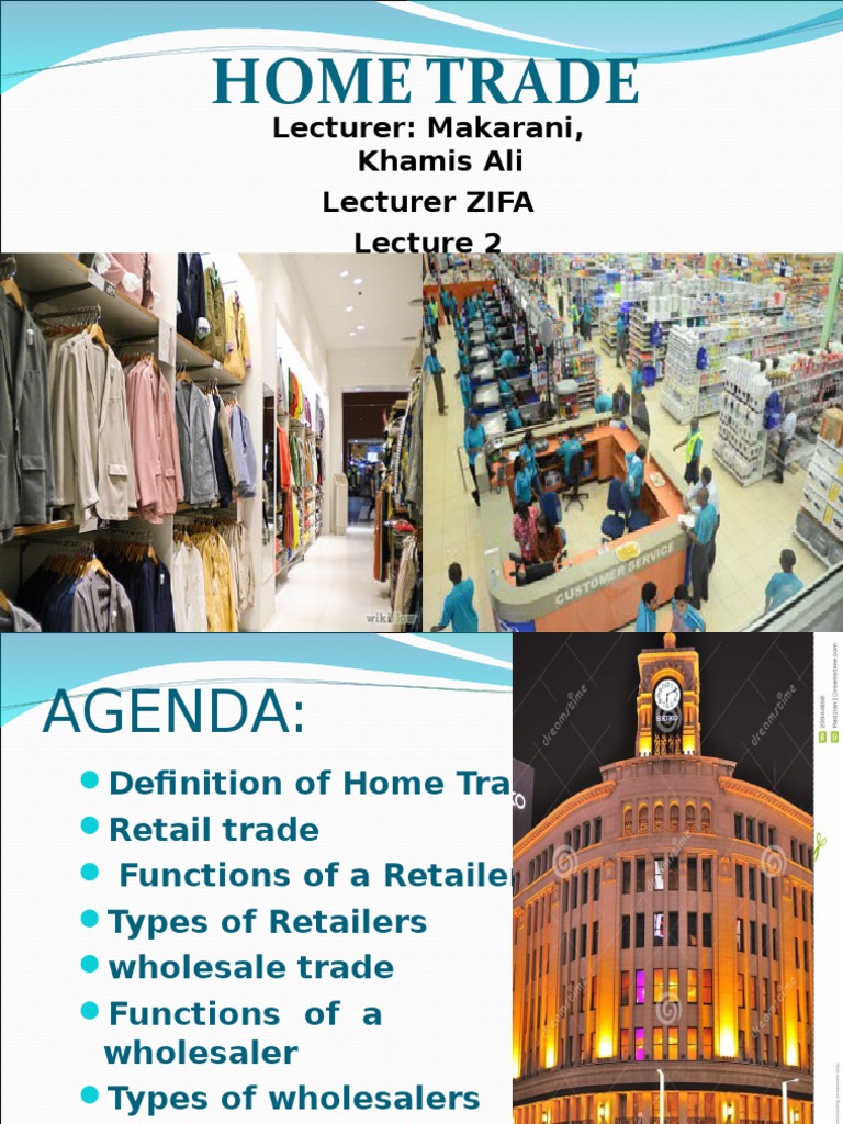 Home Trade | PDF | Retail | Sales