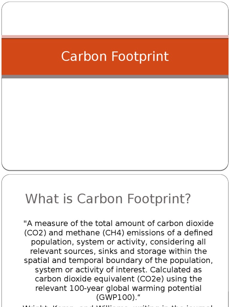 Carbon Footprint Report | Carbon Footprint | Carbon Offset | Free 30 ...