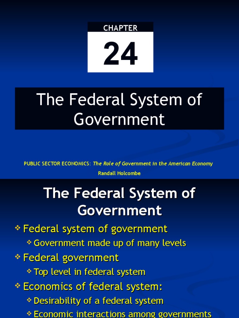 Holcombe 24 (PUBLIC SECTOR ECONOMICS: The Role of Goverment in The ...