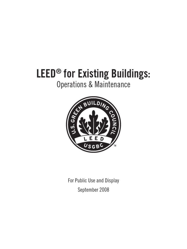 Leed For Existing Buildings | PDF | Leadership In Energy And ...