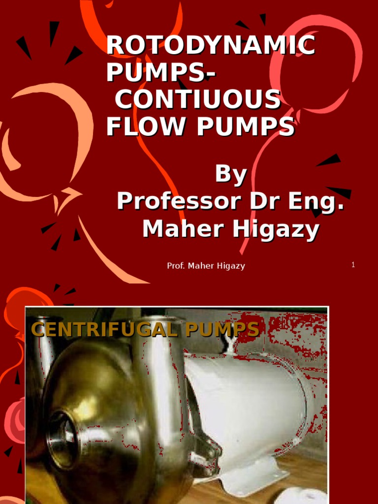 2 Centrifugal Pumps ROTODYNAMIC Two | PDF | Pump | Mechanics