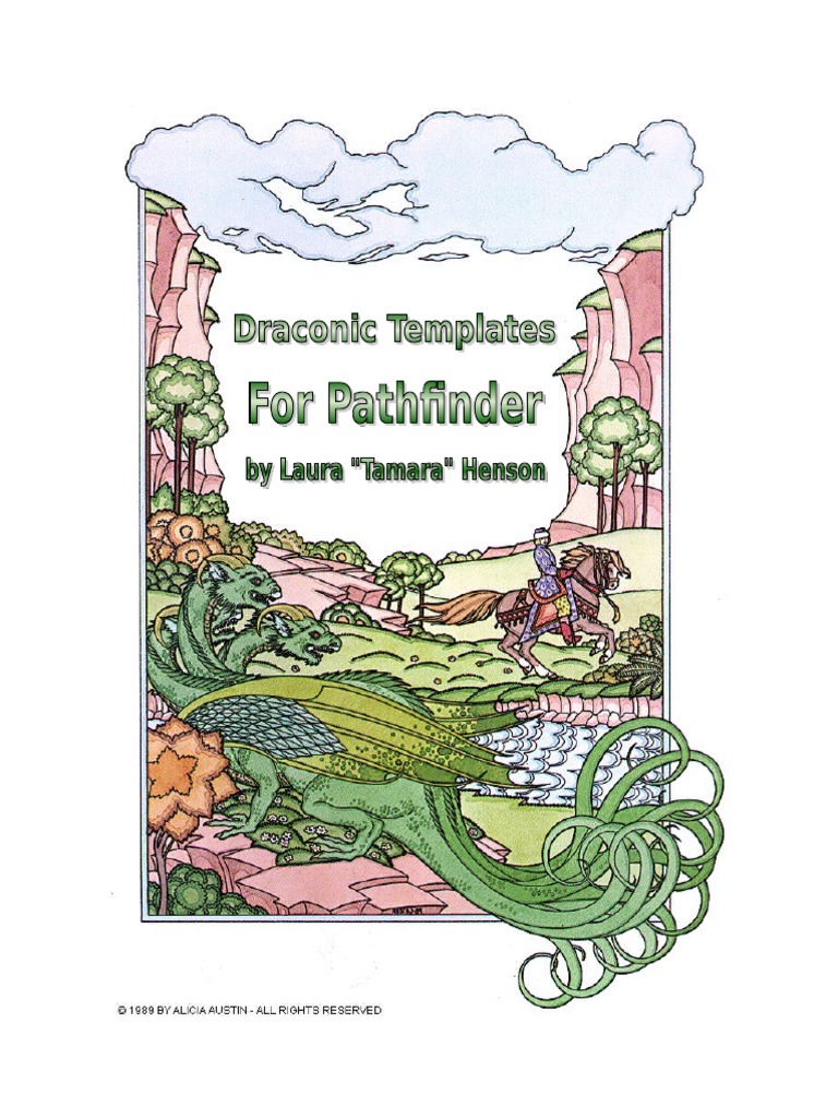 Draconic Templates For Pathfinder | PDF | Dungeons & Dragons | D20 System