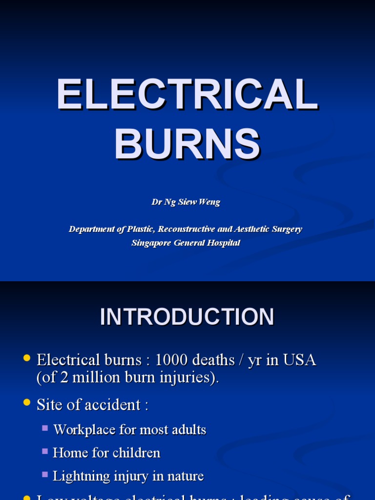 04.electrical Burn - Pre 3 | PDF | Burn | Electric Shock