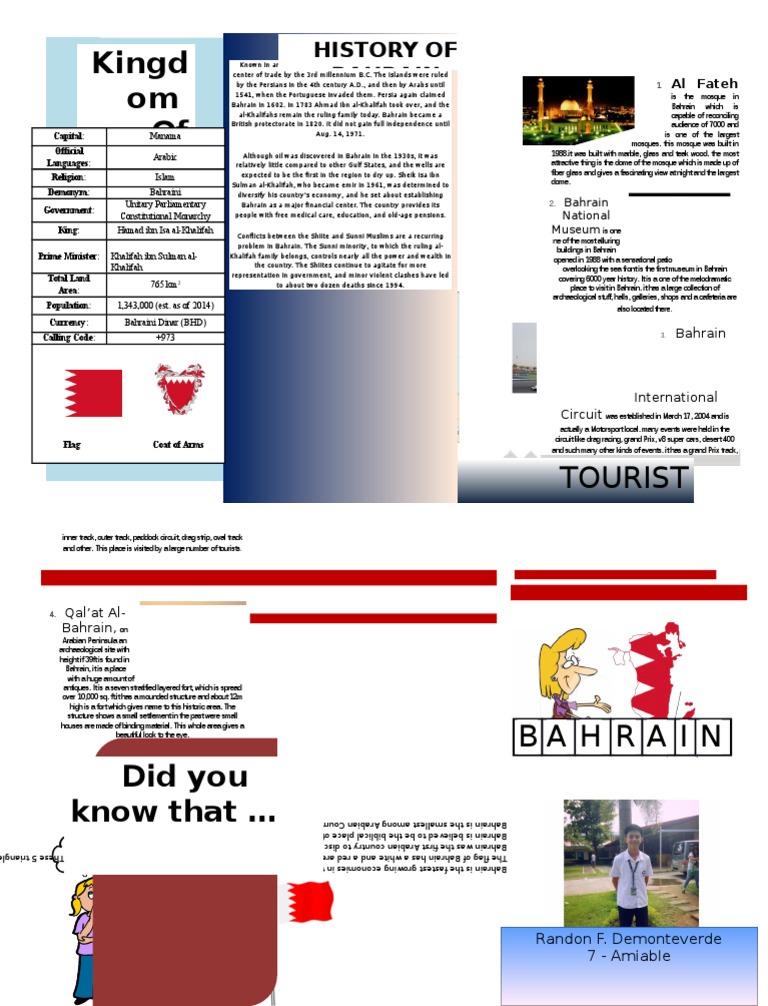 Bahrain Brochure | PDF | Bahrain | Middle East