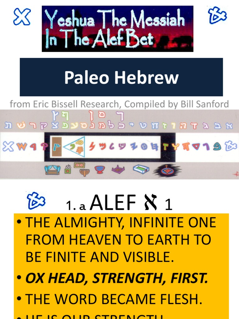 1 Paleo Hebrew Eric Bissell | PDF | Hebrew Bible | Religious Belief And ...