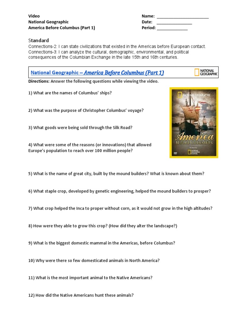 America Before Columbus: Key Insights | PDF