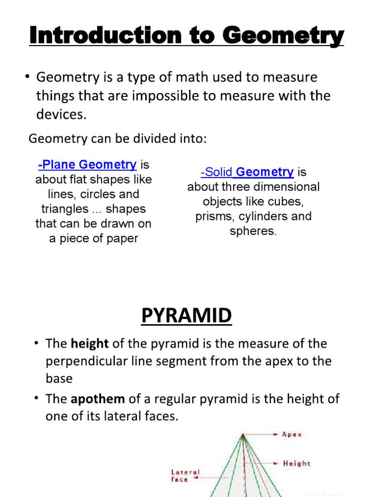 Introduction To Geometry | PDF