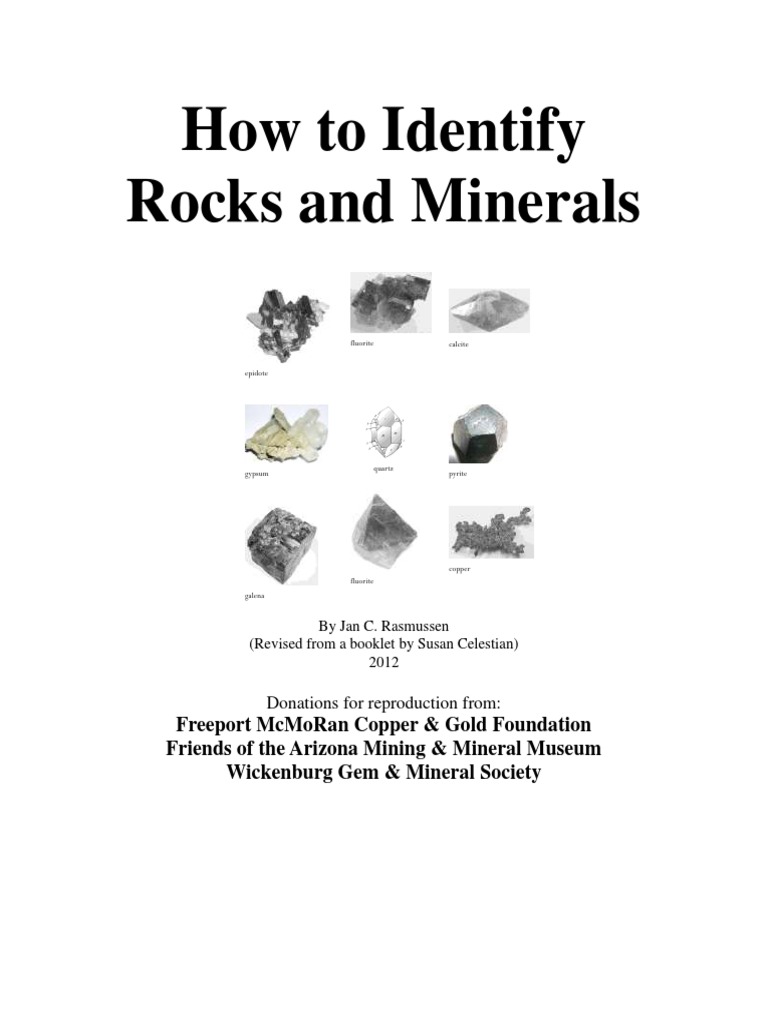 Rocks and Minerals Hints For Identification | PDF | Social Science