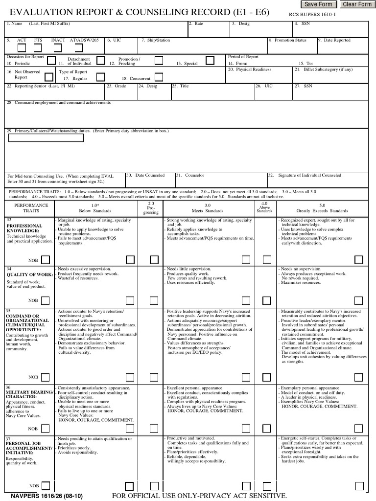 NAVPERS 1616-26_R11-11_RE | Goal | Leadership | Free 30-day Trial | Scribd