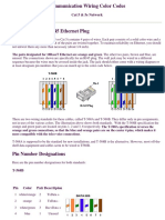 Ethernet Cable Color Coding Diagram PDF | PDF | Electrical Connector ...