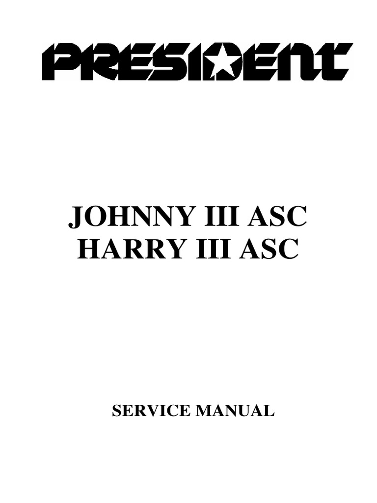 President Harry III ASC Manual | PDF | Am Broadcasting | Frequency ...