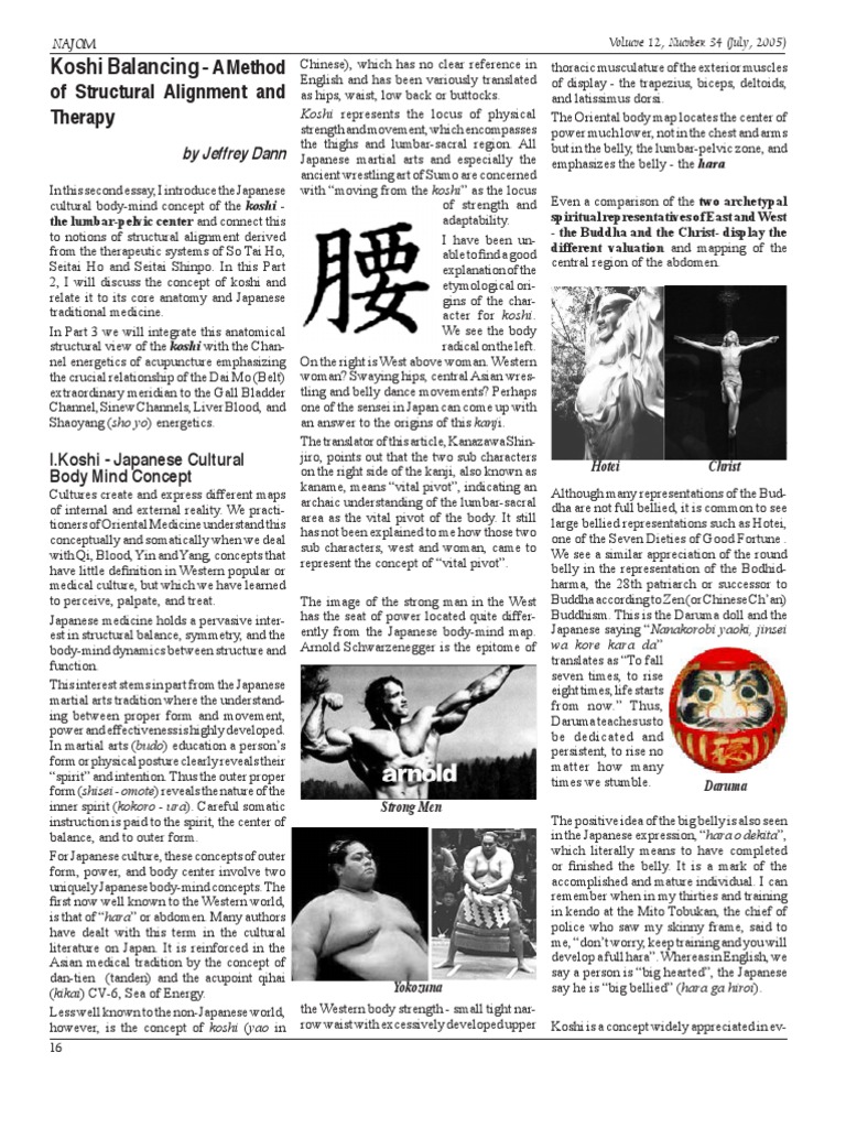Understanding Koshi in Japanese Medicine | PDF | Musculoskeletal System