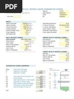 Vertical Vapor Liquid Separator Sizing | PDF | Soft Matter | Pipe ...