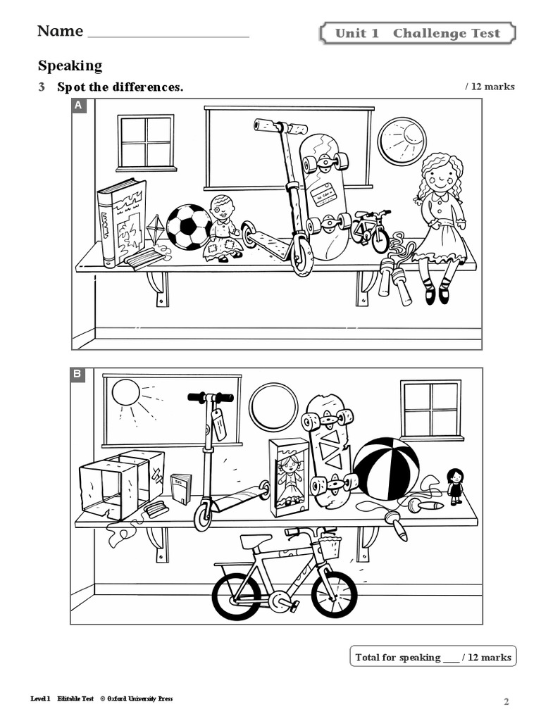 Speaking: Spot The Differences | PDF