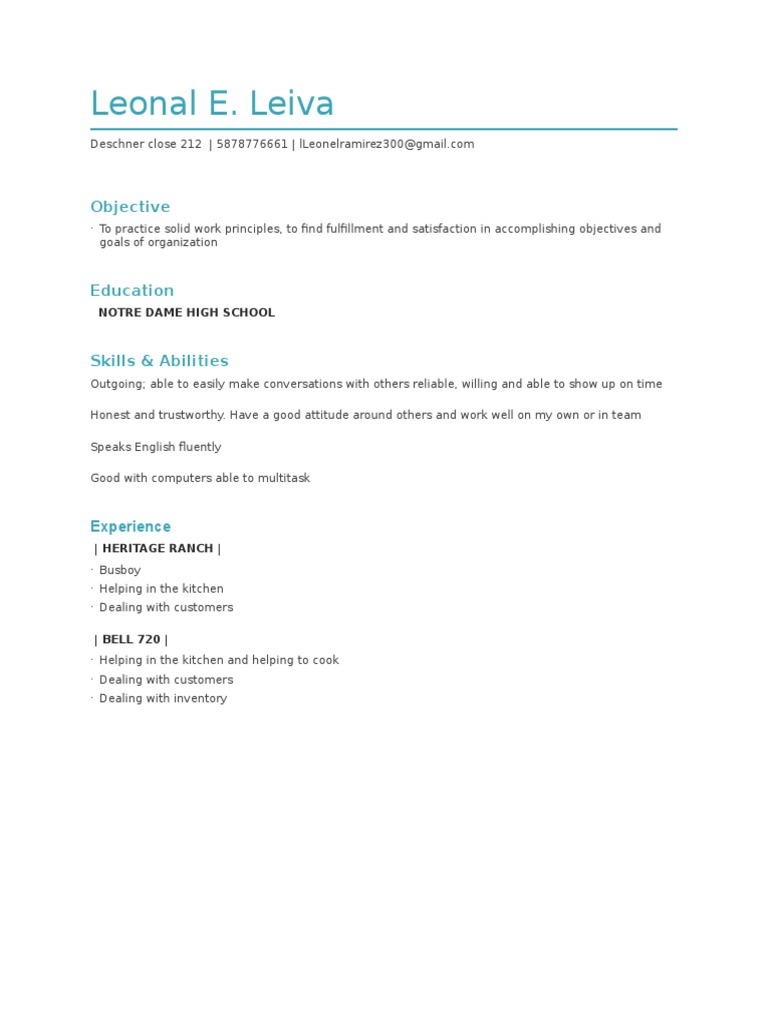 Entry-Level Job Seeker Profile | PDF | Career & Growth