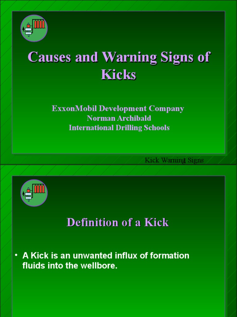 Kick Detection and Warning Signs | PDF
