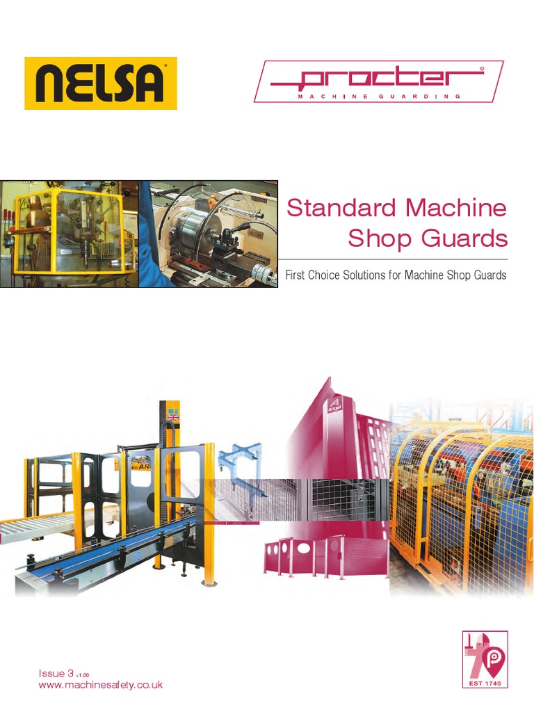 Nelsa MachineShop-Guards Brochure | PDF | Drill | Switch