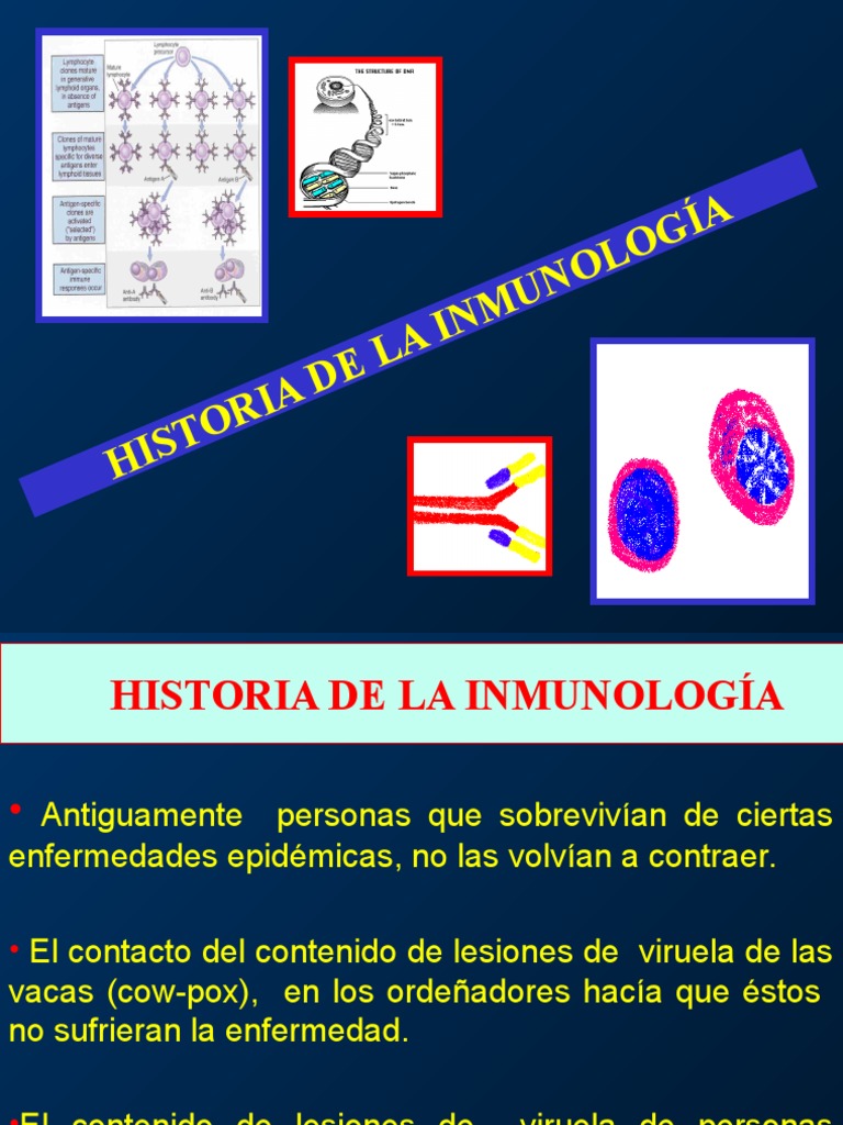 HISTORIA-DE-LA-INMUNOLOGIA.ppt | Inmunología | Anticuerpo
