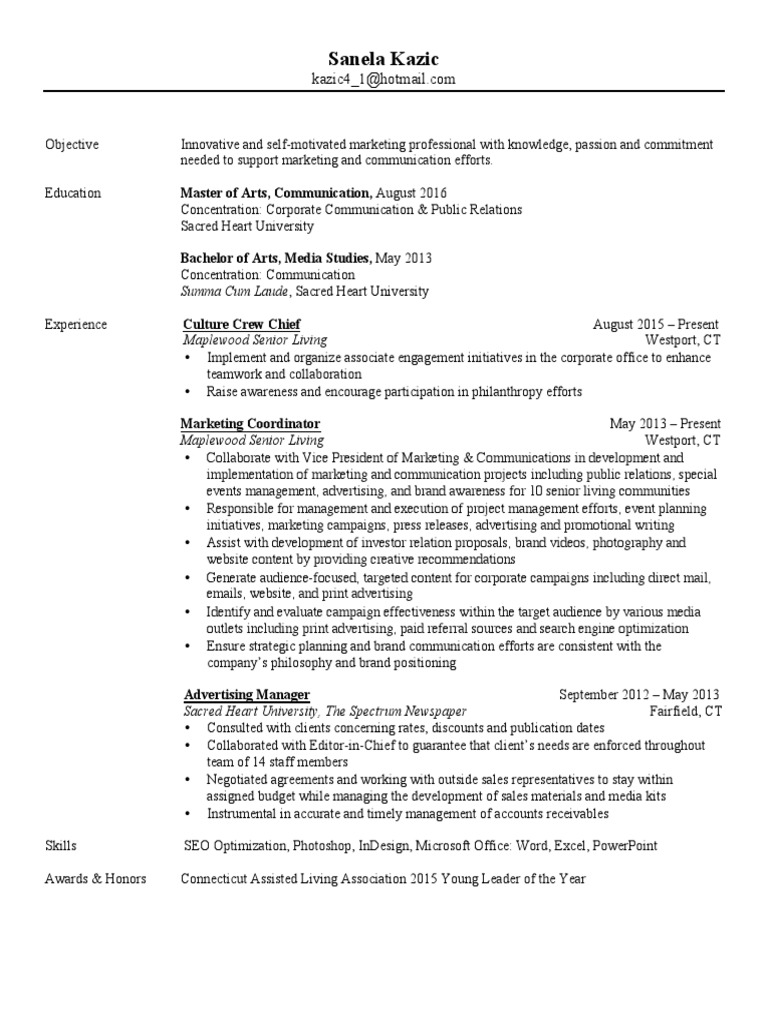 Marketing Professional with SEO Skills | PDF | Business | Social Science