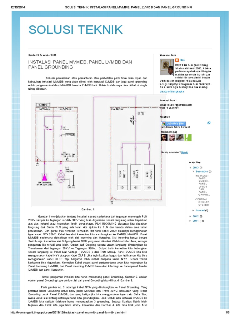 Instalasi Panel MVMDB dan LVMDB | PDF | Teknologi & Rekayasa