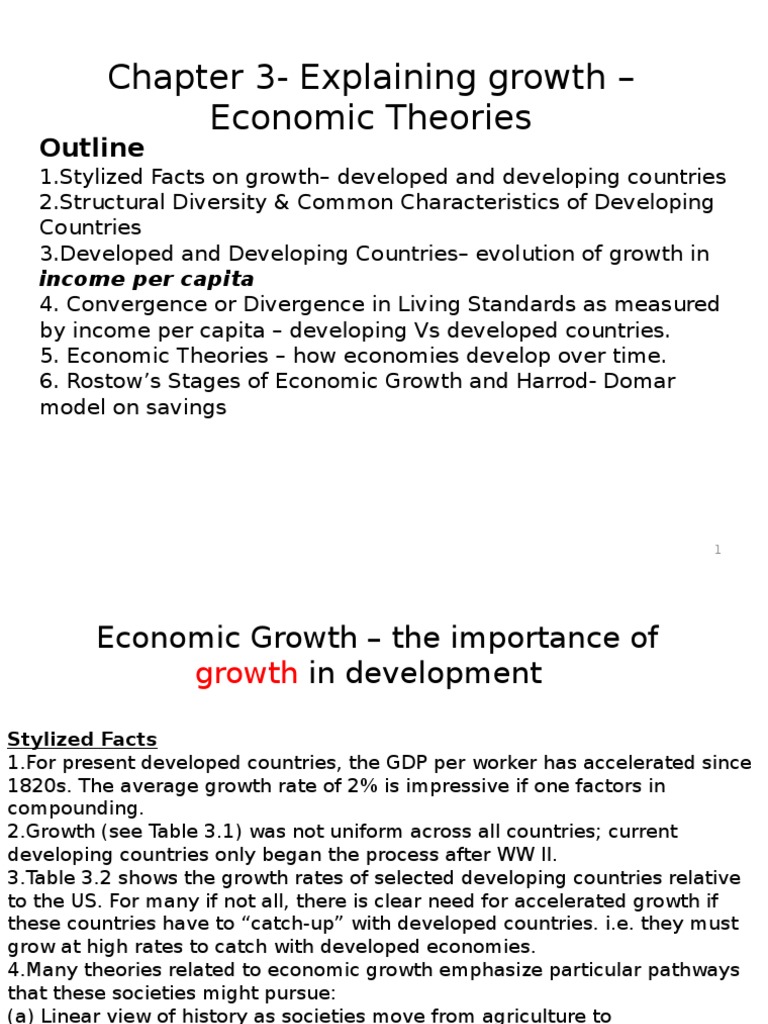 Harrod Domar Model | PDF | Economic Growth | Economics