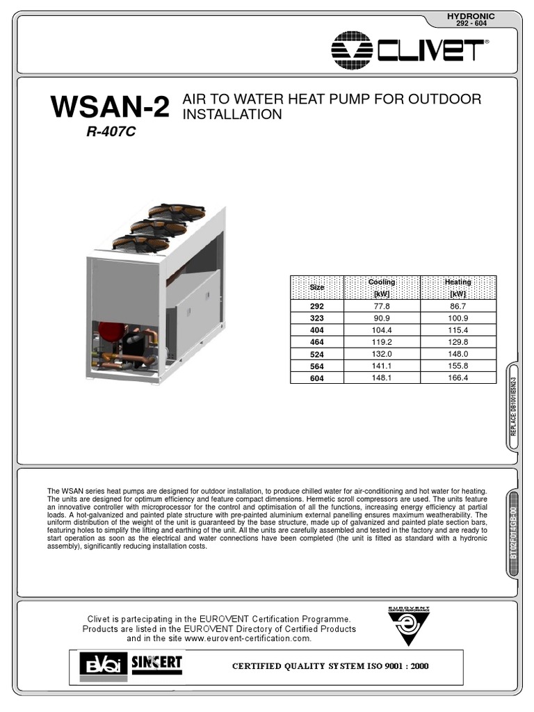 Clivet Katalog | PDF | Air Conditioning | Hvac