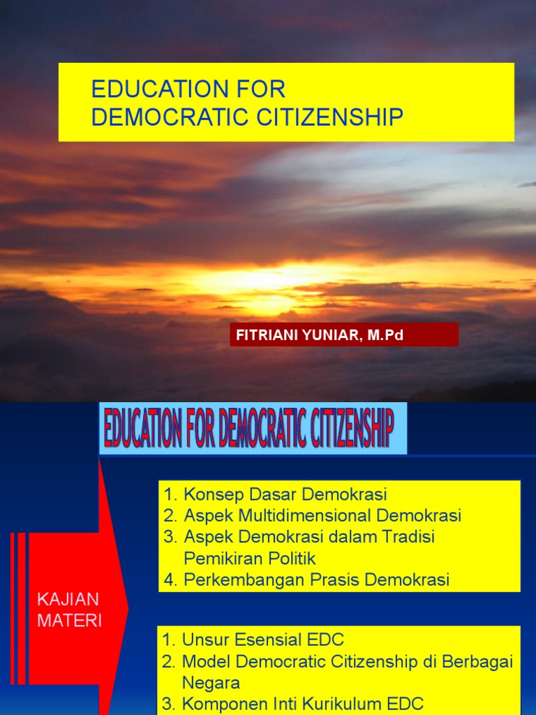 Democratic Citizenship | PDF