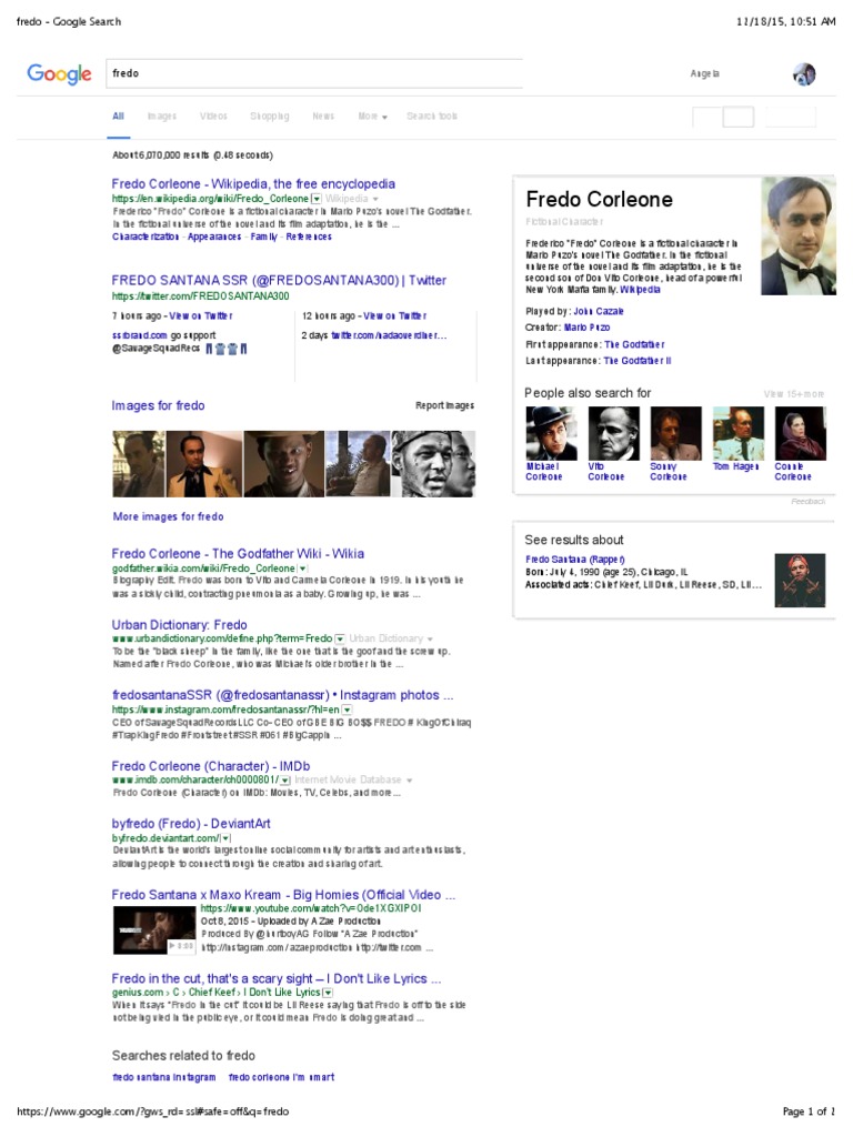 Fredo | PDF | Gang Activity | Internet