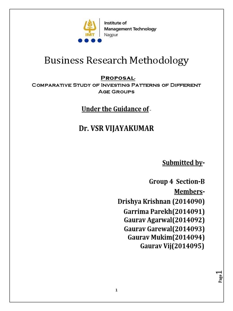 BRM Final Project | Download Free PDF | Investor | Investing BRM Final Project | Download Free PDF | Investor | Investing