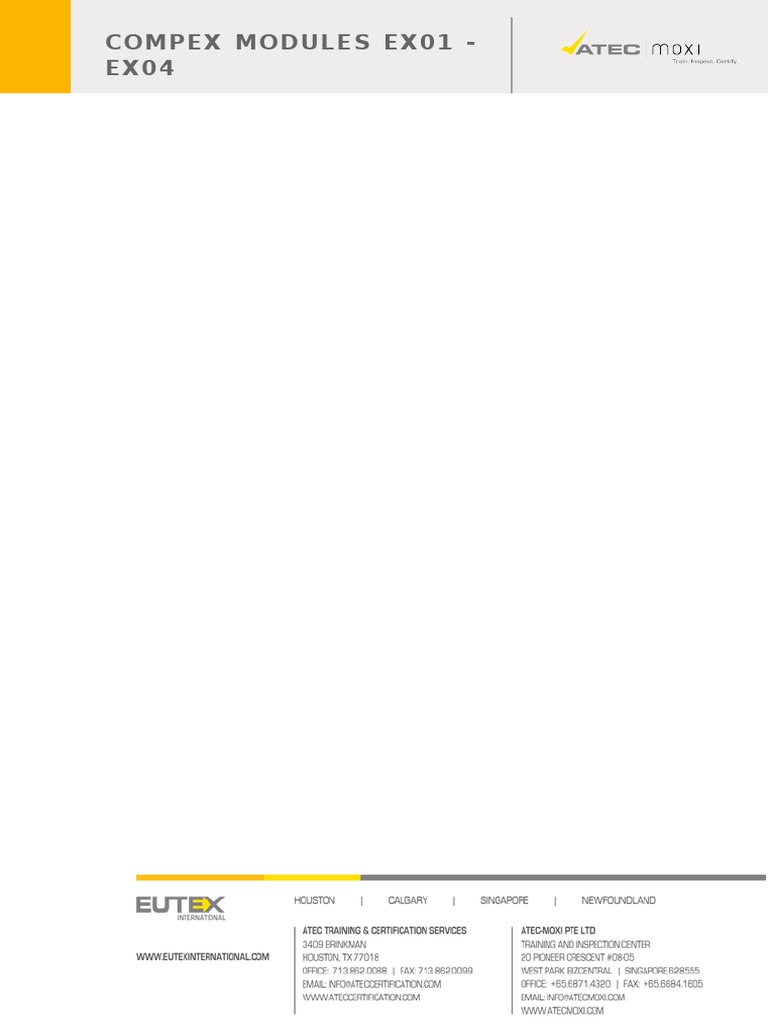 Compex Modules Ex01 - EX04 | PDF | Test (Assessment) | Learning