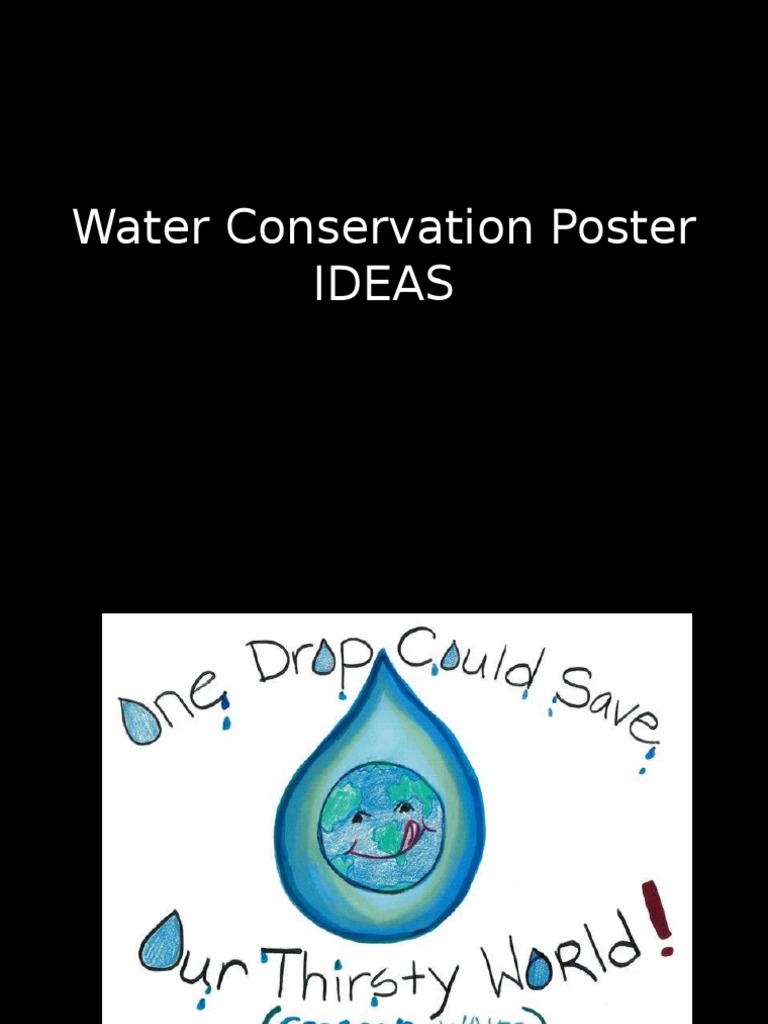 Save Water Poster Ideas