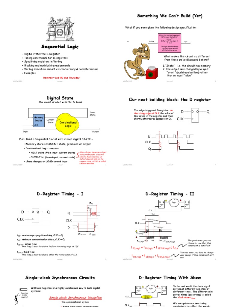 Sequential Logic At Mit Pdf Areas Of Computer Science Electronic