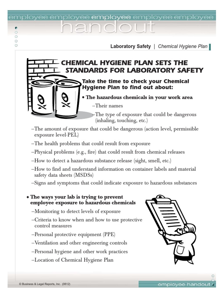 Chemical Hygiene Plan Sets The Standards For Laboratory Safety | PDF ...