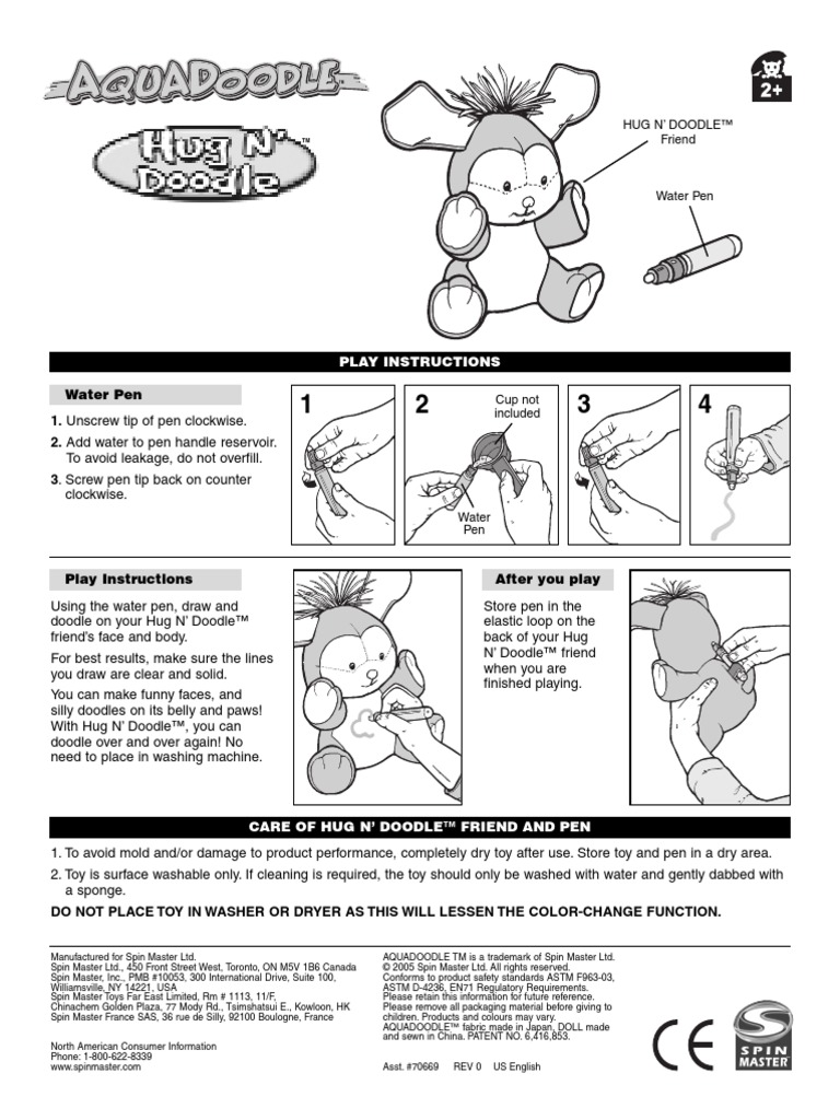 Play Instructions: Water Pen | PDF | Games & Activities | Cooking, Food ...