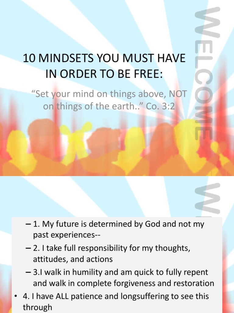 10 Mindsets You Must Have in Order To | PDF | Religion & Spirituality