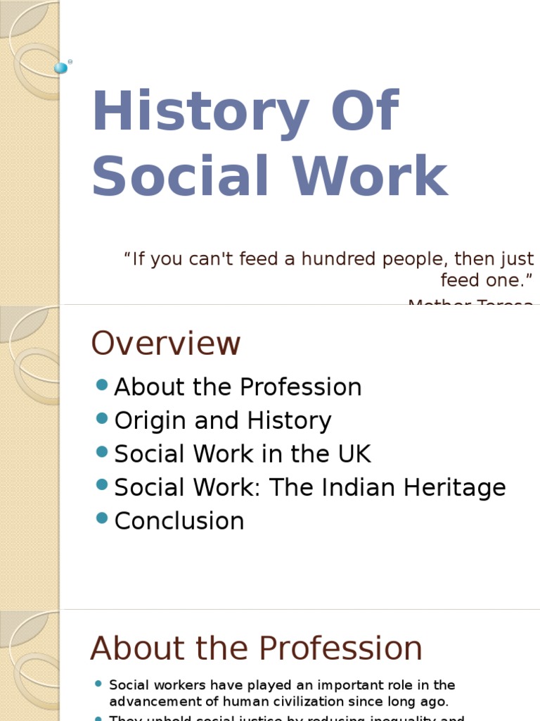 Evolution of Social Work History | PDF | Social Work | Human