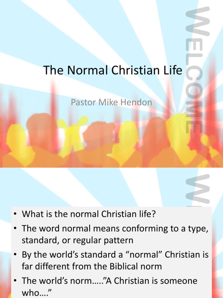 The Normal Christian Life | Download Free PDF | Jesus | Sin